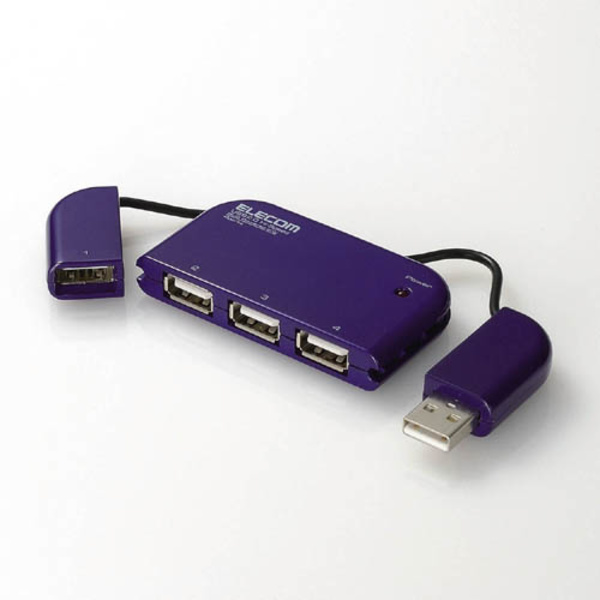 USB収納ハブ - U2H-U4BBU