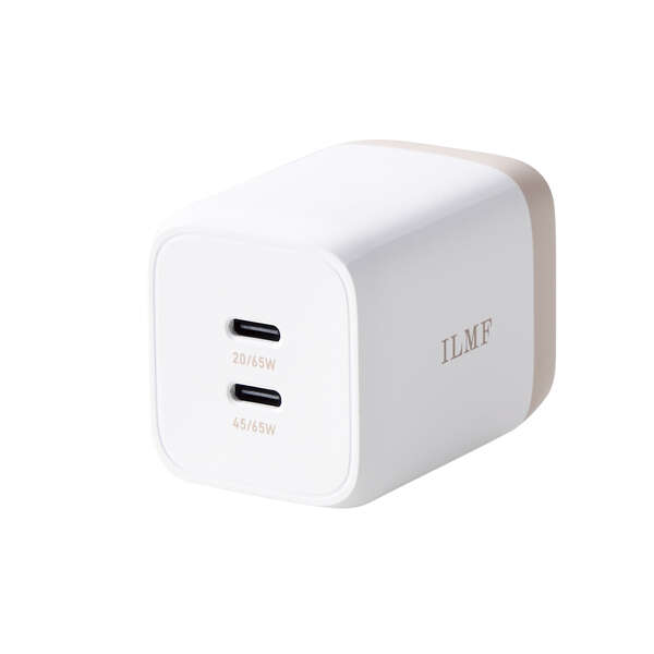 ILMF USB Power Delivery 65W キューブAC充電器 - MPA-ACCP43WH-IL