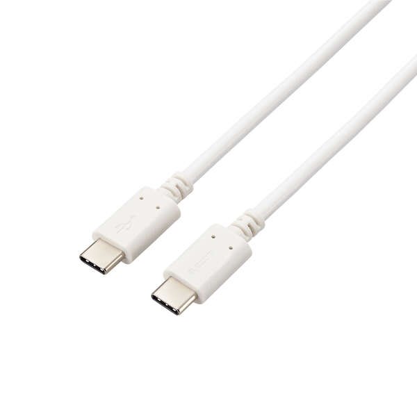 USB Type-C(TM)ケーブル(C-C、USB2.0正規認証品) - MPA-CCEC20WH