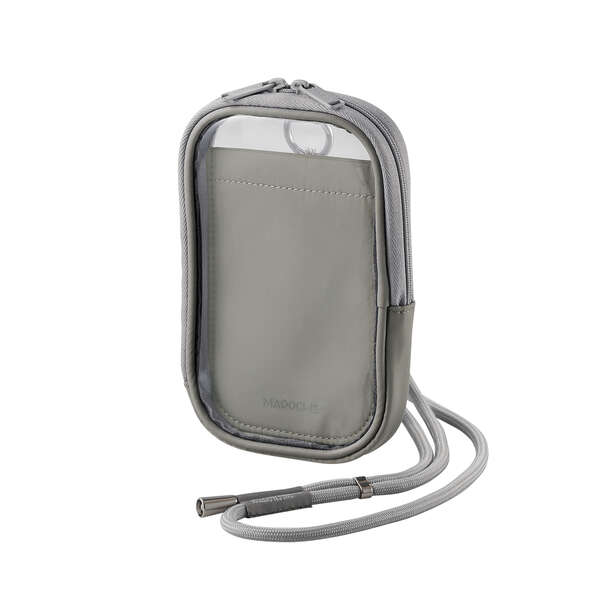 MAPOCHE スマホ汎用ショルダーポーチ クリアポーチタイプ - P-MAP05GY