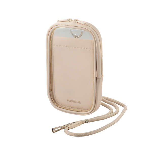 MAPOCHE スマホ汎用ショルダーポーチ クリアポーチタイプ - P-MAP05WH