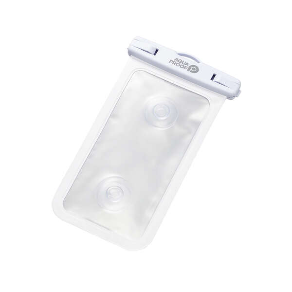 スマートフォン用防水ケース/IP58/お風呂用 - P-WPSB04WH