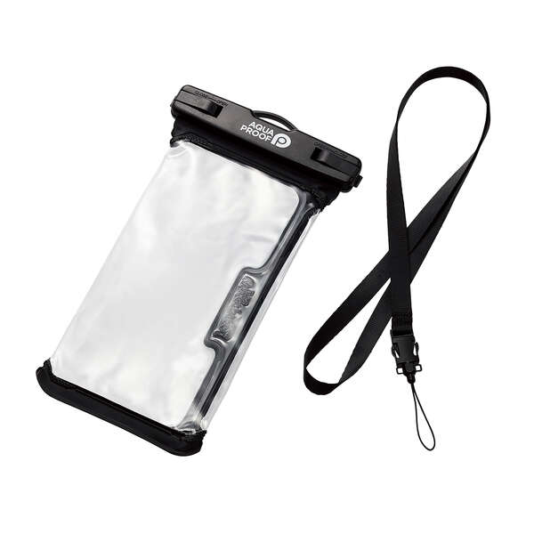 スマートフォン用防水ケース/IP58/立体構造 - P-WPSR04BK