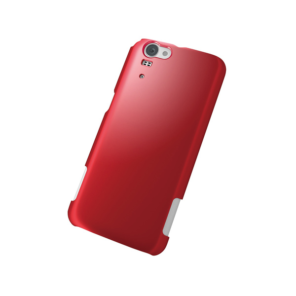 docomo SH-01F用シェルカバー/レッド - PD-SH01FPVRD