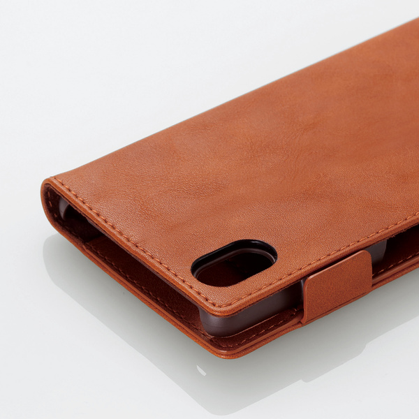 Xperia (TM) X Performance用ソフトレザーケース/磁石付 - PMCSOXPPLFYMBR